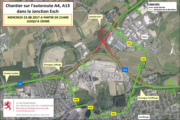 Road Works Taking Place on A13 and A4 Motorways