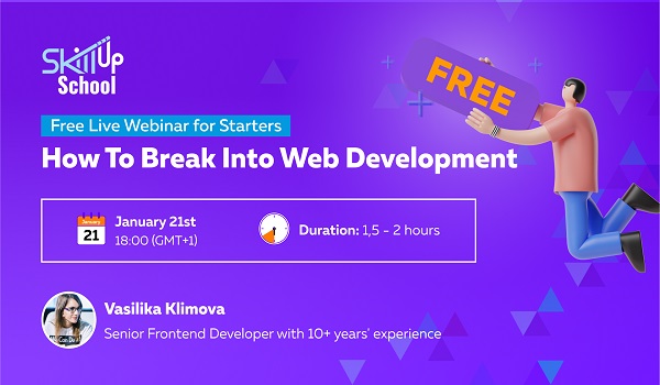 Free Web Development Webinar Announced