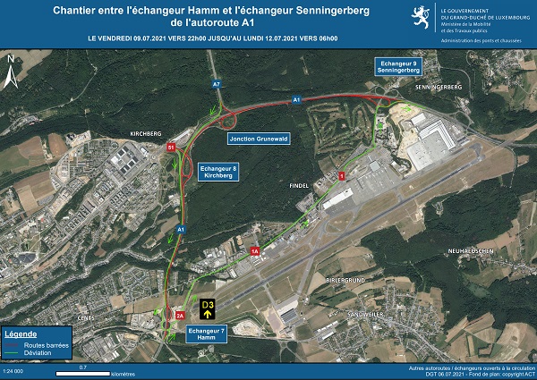 Roadworks Planned for A1 Motorway over Weekend