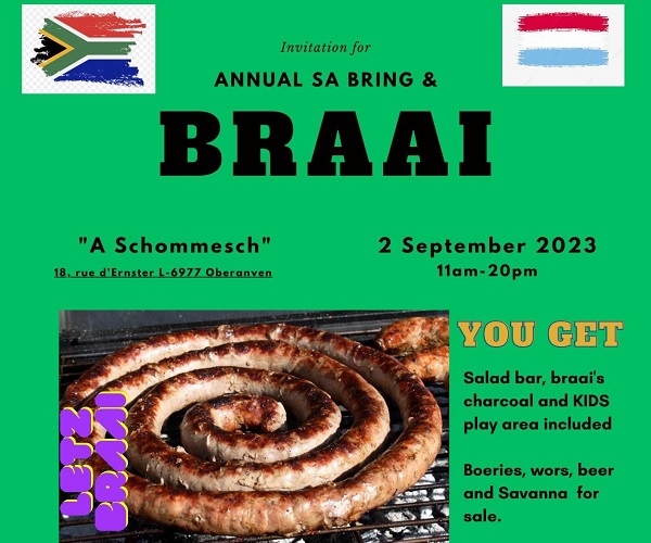 South African Summer Braii Announced